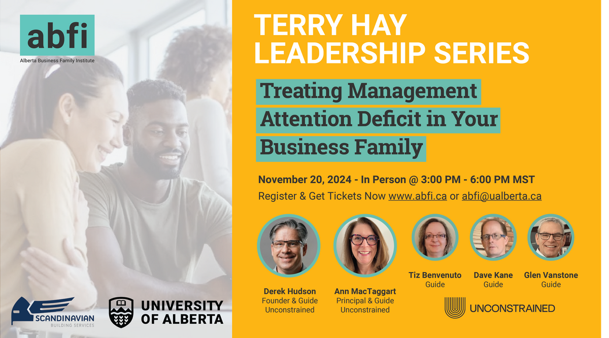 Terry Hay Leadership Series: Treating Management Attention Deficit in ...