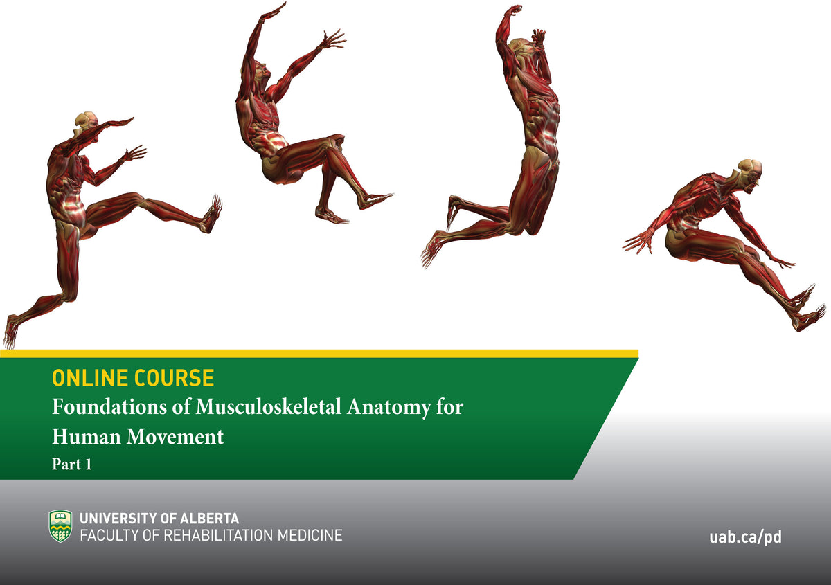 Foundations of Musculoskeletal Anatomy Course Fee – University of Alberta